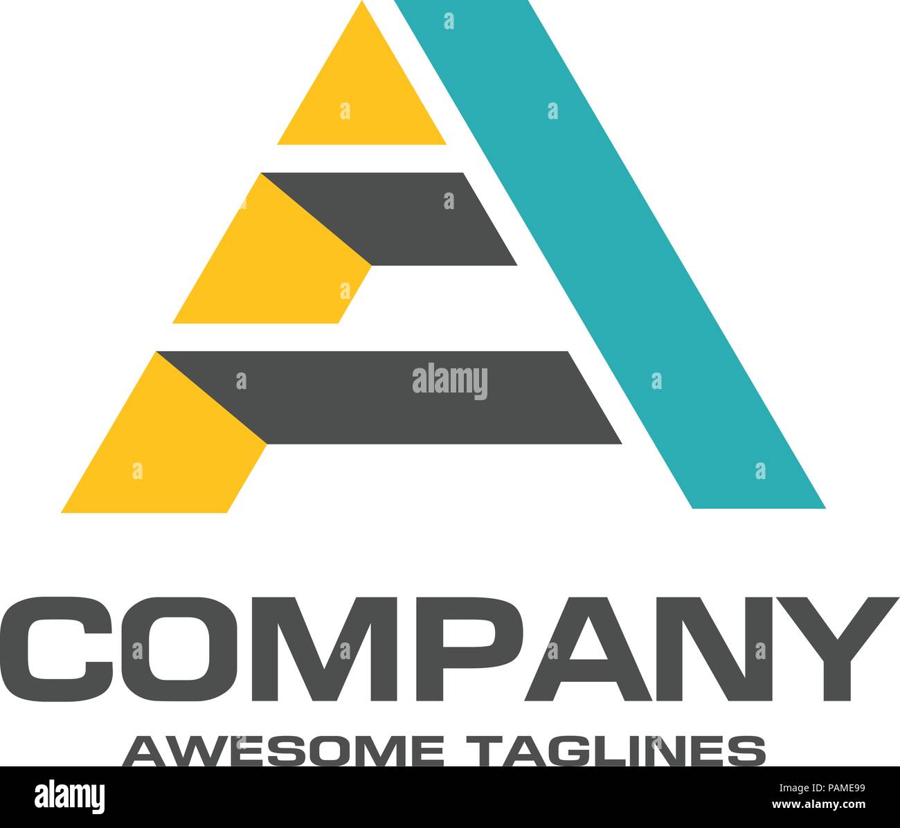 letter A colorful creative vector, constructions letter A, letter A ...