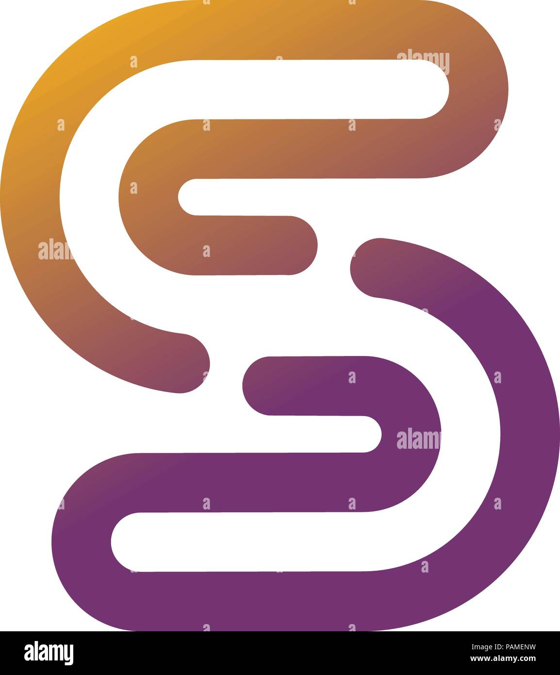 Abstract letter S logo, letter S alphabet symbol Vector illustration ...