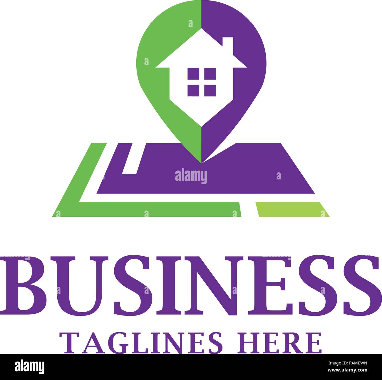 house locator design vector template, house Pin map symbol vector, GPS ...