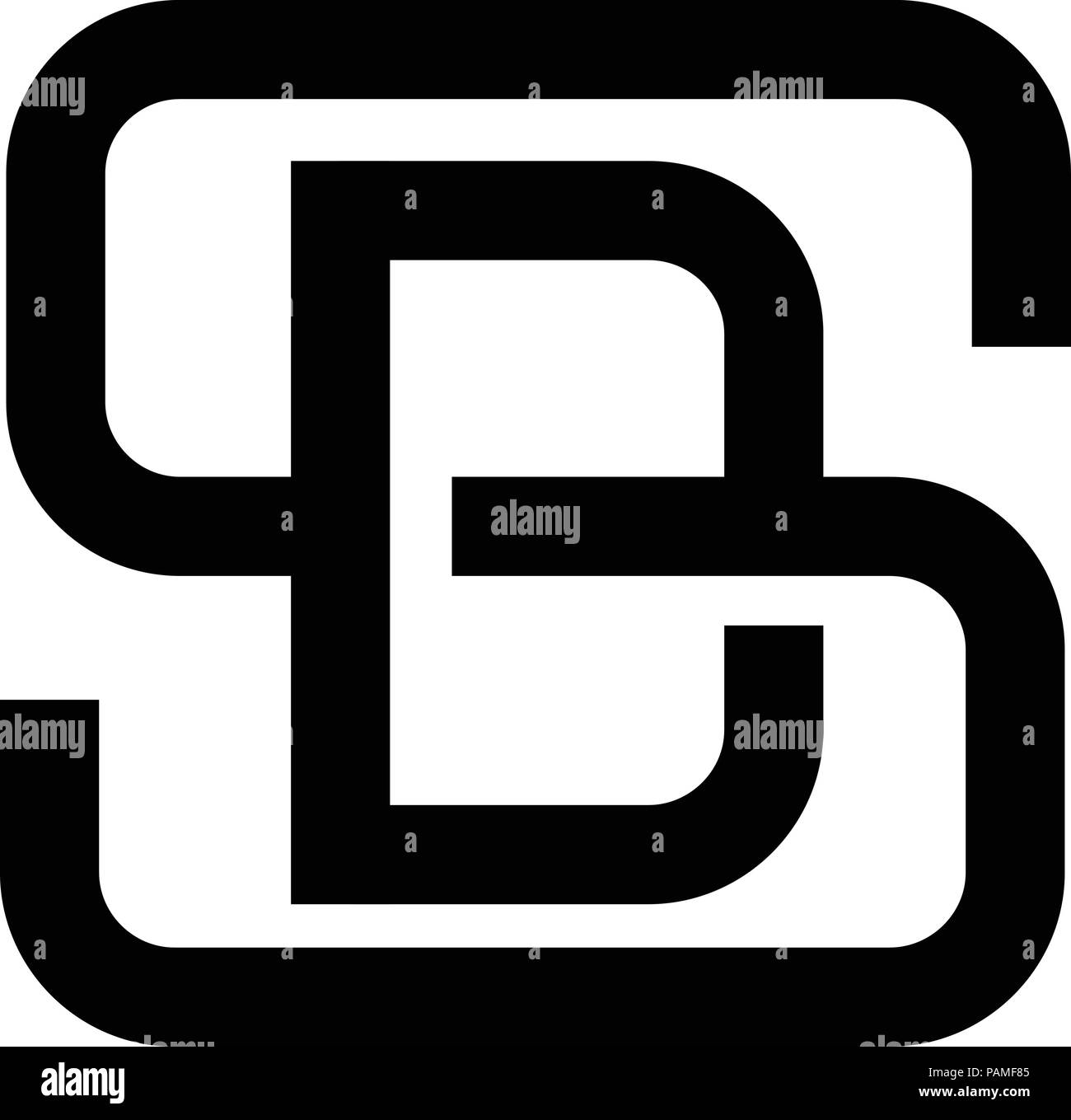 Letter sd logo Black and White Stock Photos & Images - Alamy