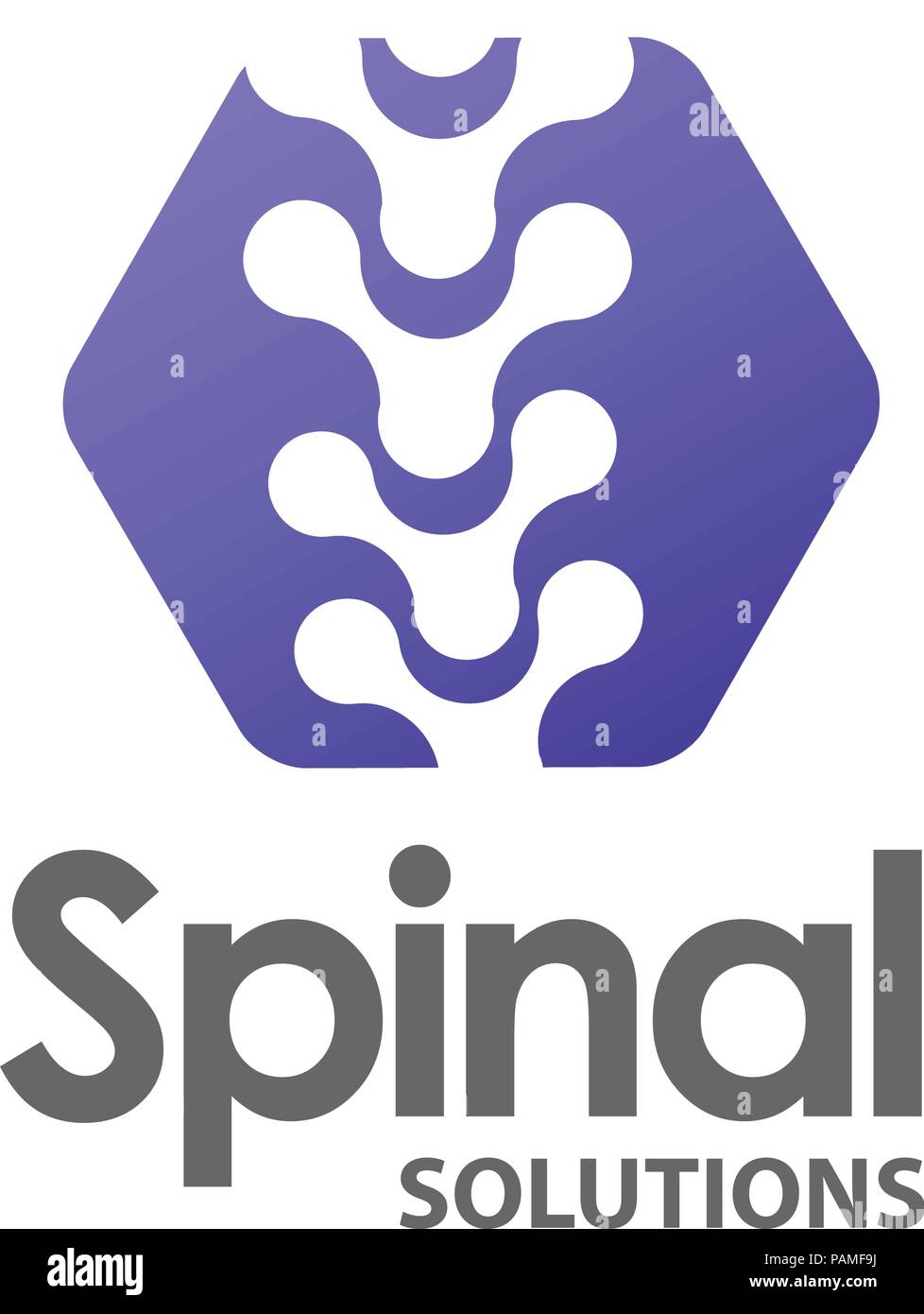 spinal diagnostic center logo concept, spine pain medical center Stock ...