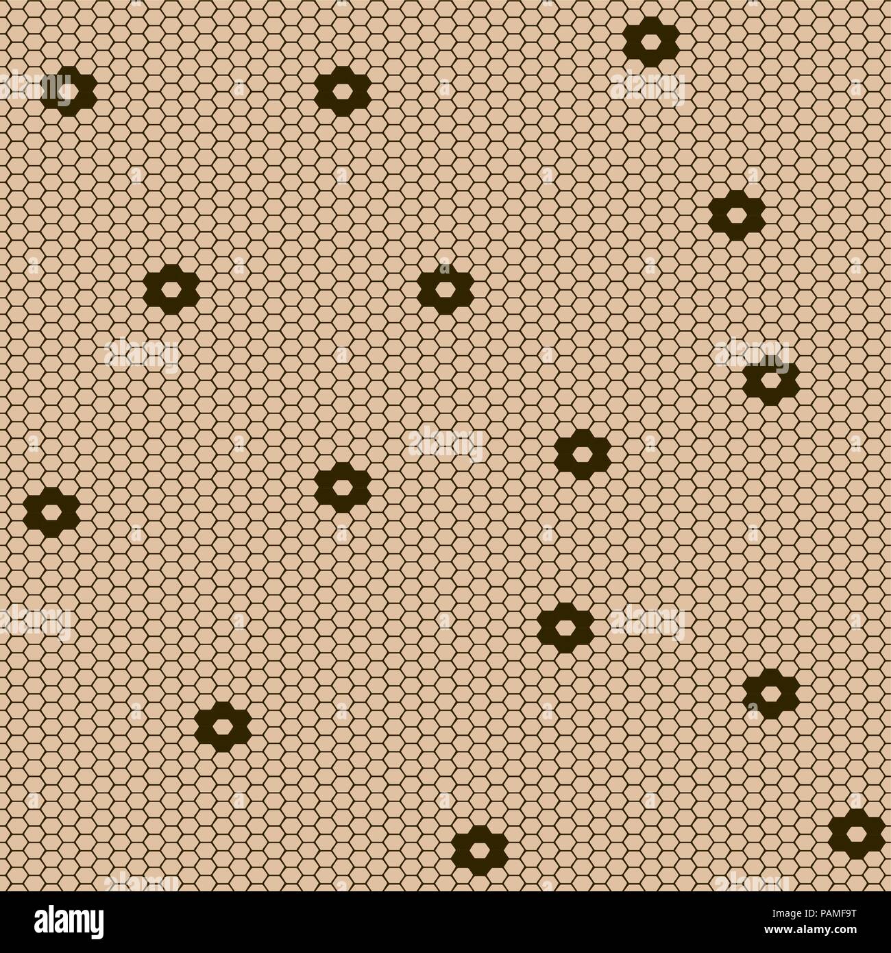 Fishnet Flower Pattern
