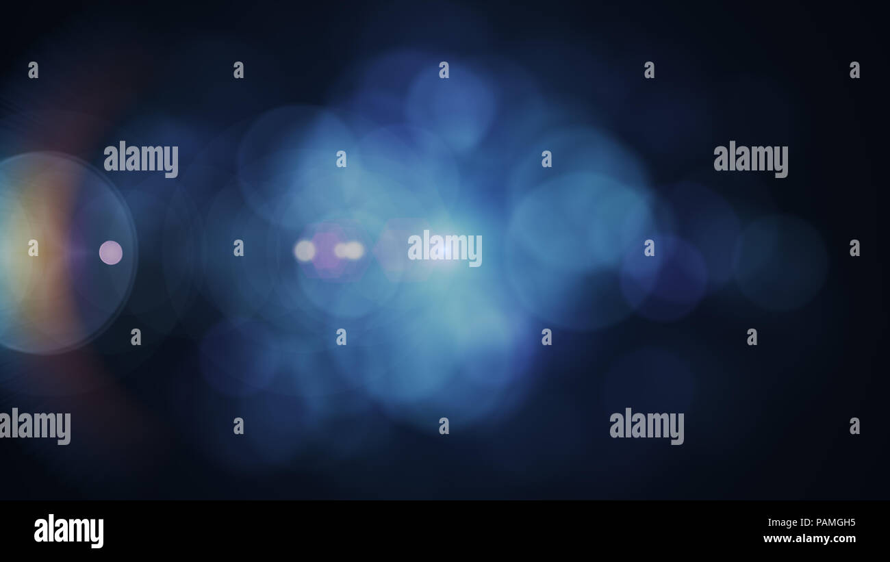 abstract of lighting digital lens flare in dark background Stock Photo ...