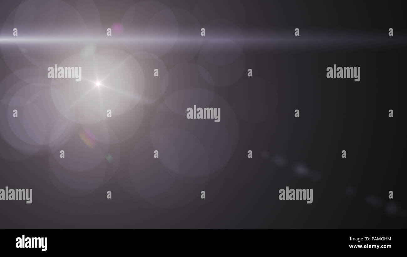 abstract of lighting digital lens flare in dark background Stock Photo ...