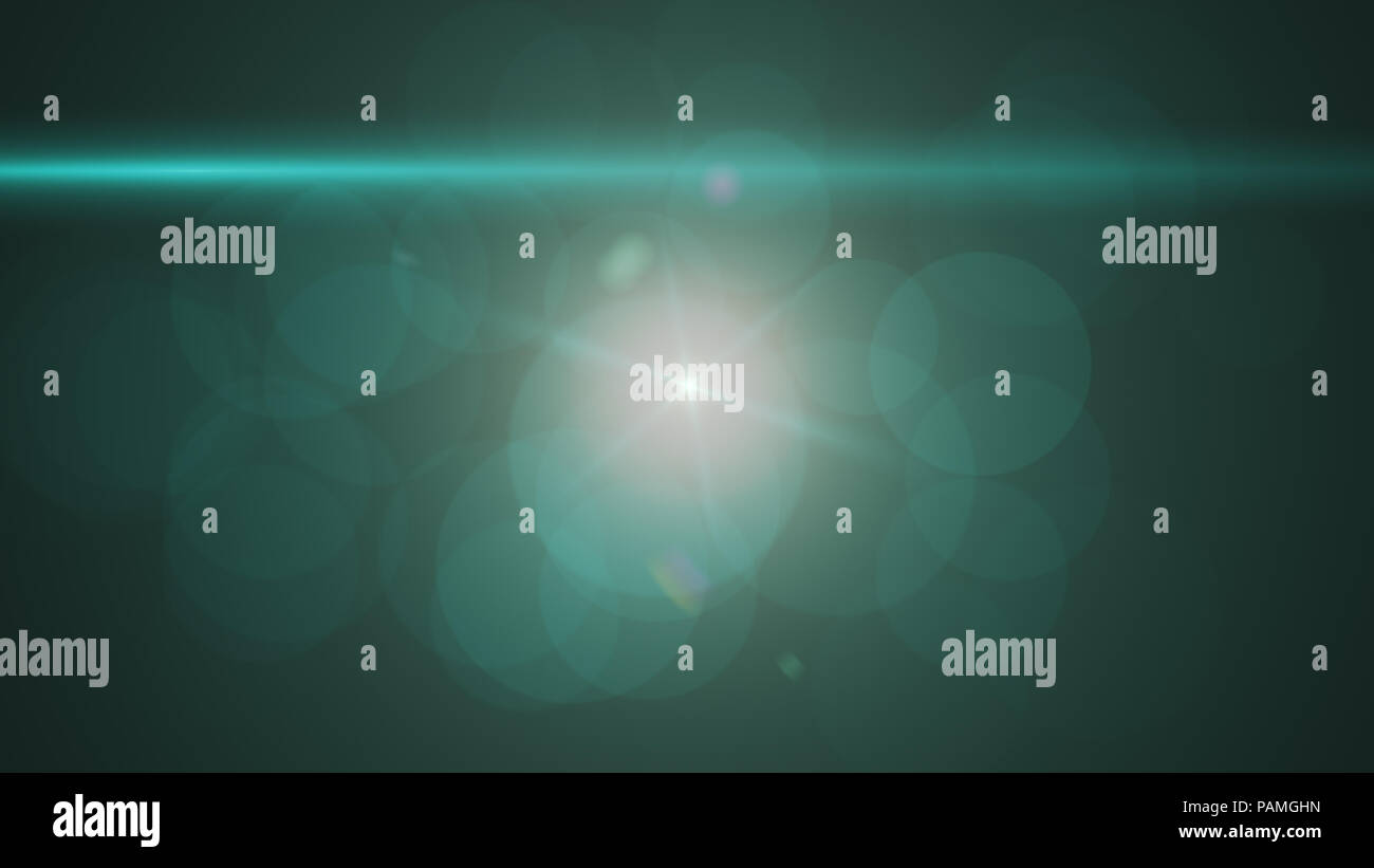 abstract of lighting digital lens flare in dark background Stock Photo ...