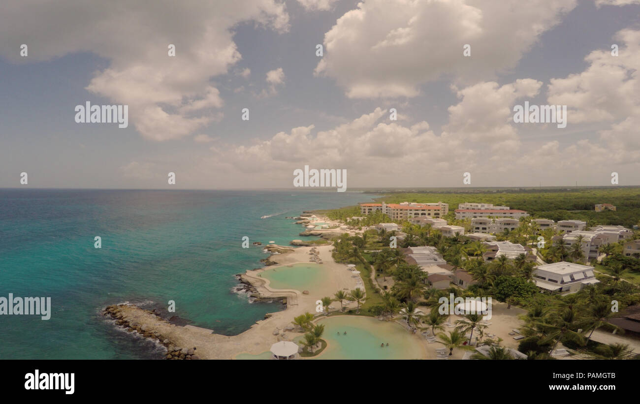 The shore of the sea from a bird's eye view Stock Photo - Alamy
