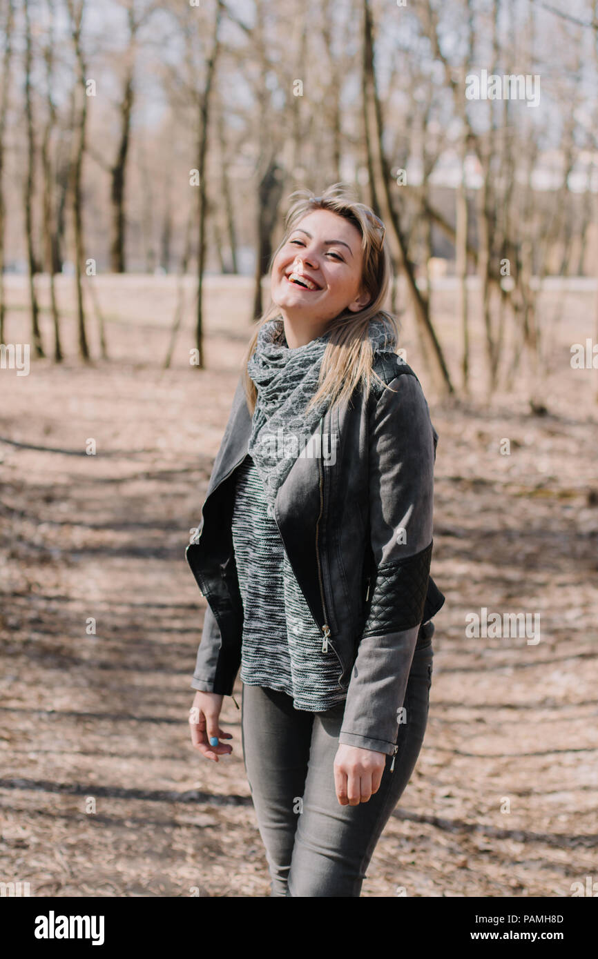 Portrait of a beautiful stylish girl Stock Photo - Alamy