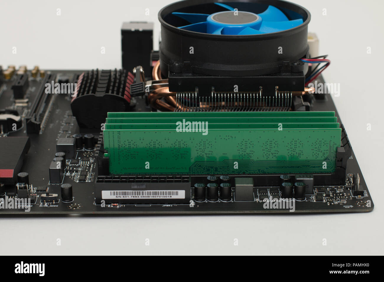 Installed RAM on the motherboard Stock Photo - Alamy