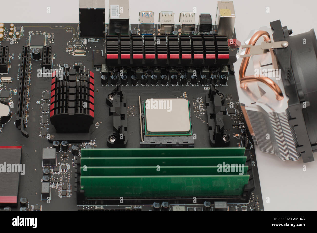 Installed RAM on the motherboard Stock Photo - Alamy