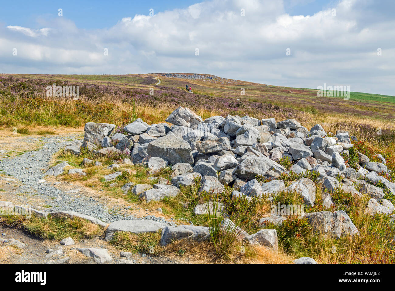 The footpath approach to the summit of The Blorenge Stock Photo - Alamy