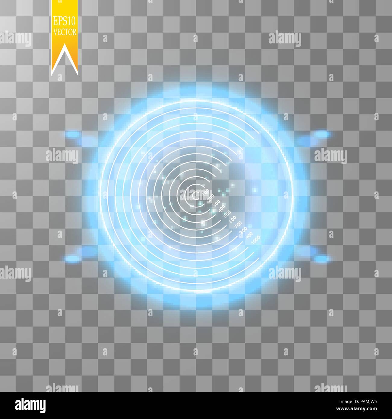 Neon Target isolated. Game Interface Element. Vector illustration Stock Vector Image & Art - Alamy