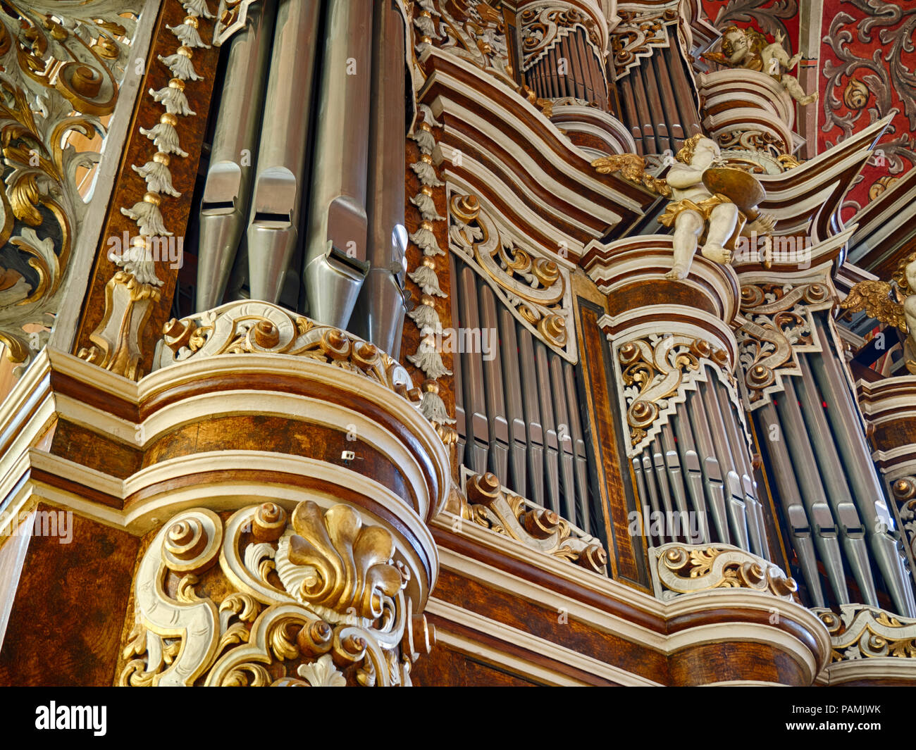 Organ in the Franciscan church of the Holy Trinity and the Assumption ...