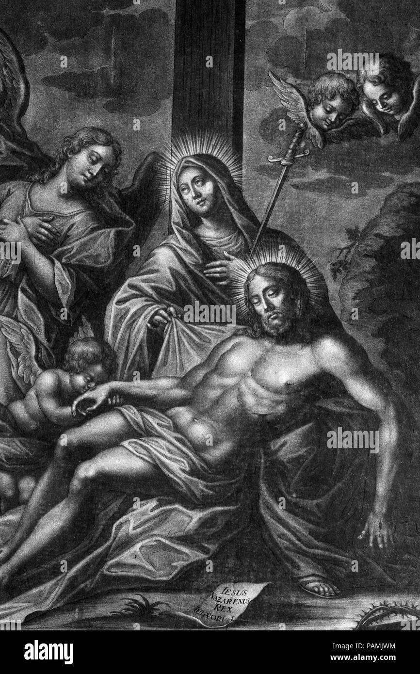 13th Stations of the Cross, Jesus' body is removed from the cross ...