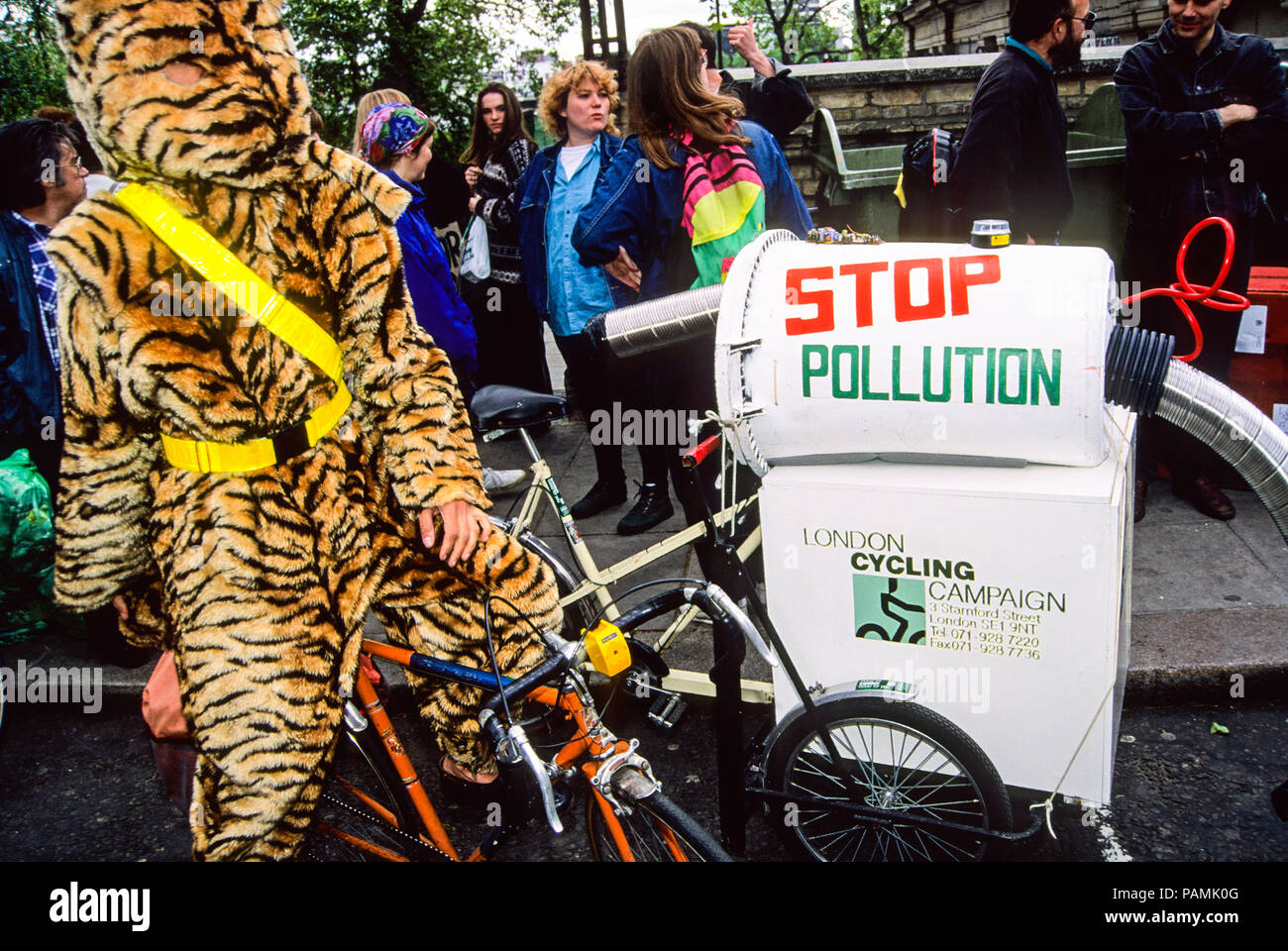 London Cycling Campaign at Carrmageddon, London, England, UK, GB Stock ...