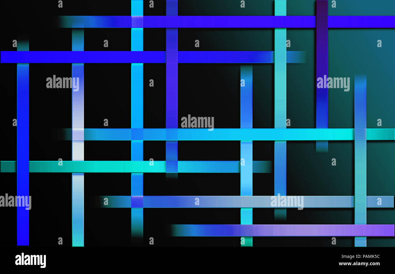 Colorful overlapping stripes background - Abstract dimensional graphic ...