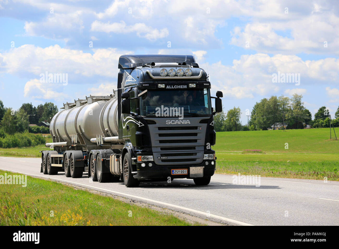 Transport scania tank hi-res stock photography and images - Alamy