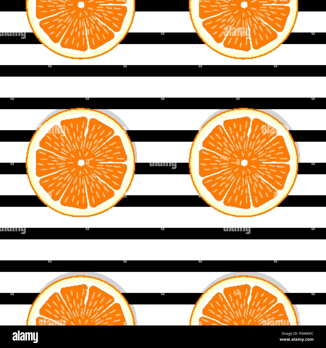 Abstract Orange Seamless Pattern Background Vector Illustration Stock ...