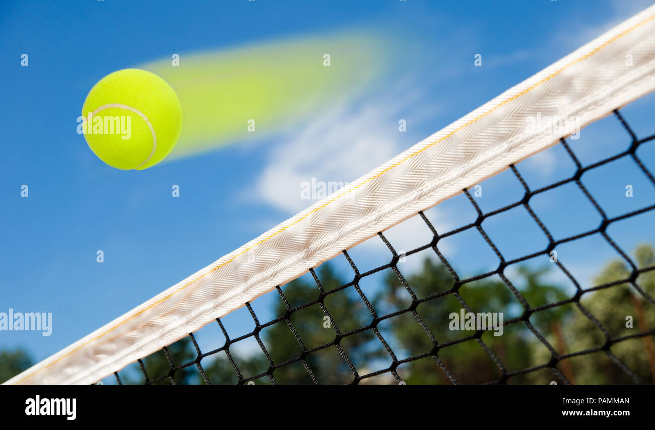 Tennis ball over sports hi-res stock photography and images - Alamy