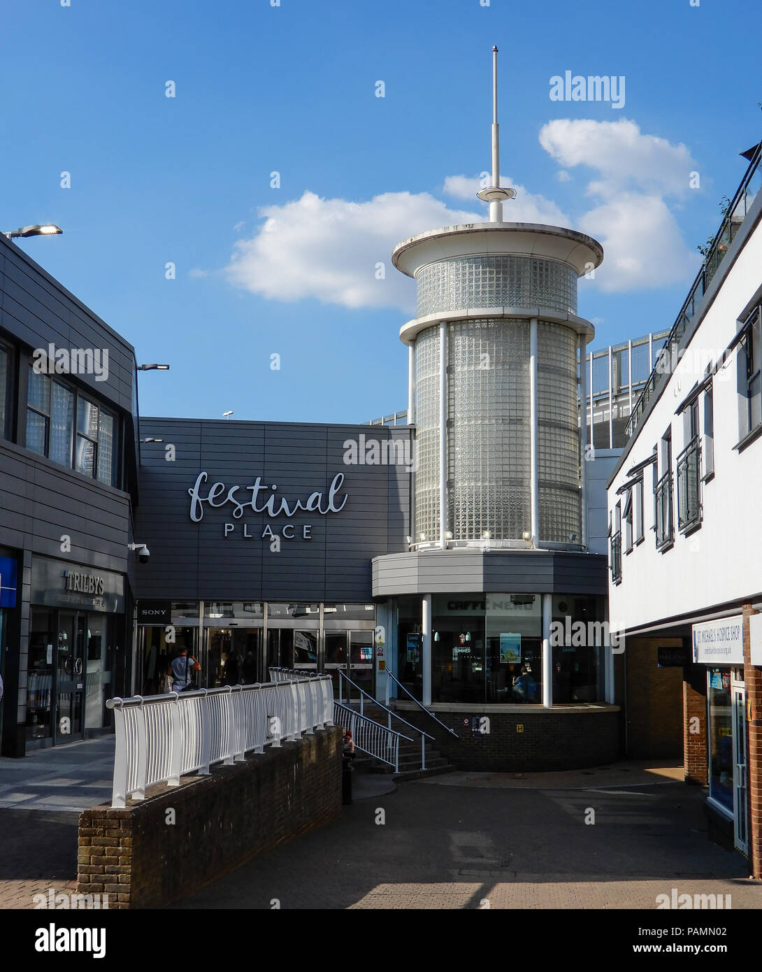 Basingstoke, United Kingdom - July 05 2018: The entrance to Festival ...