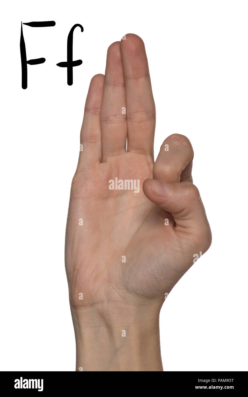 Alphabet for deaf-mutes people with hand gestures and a number letter ...