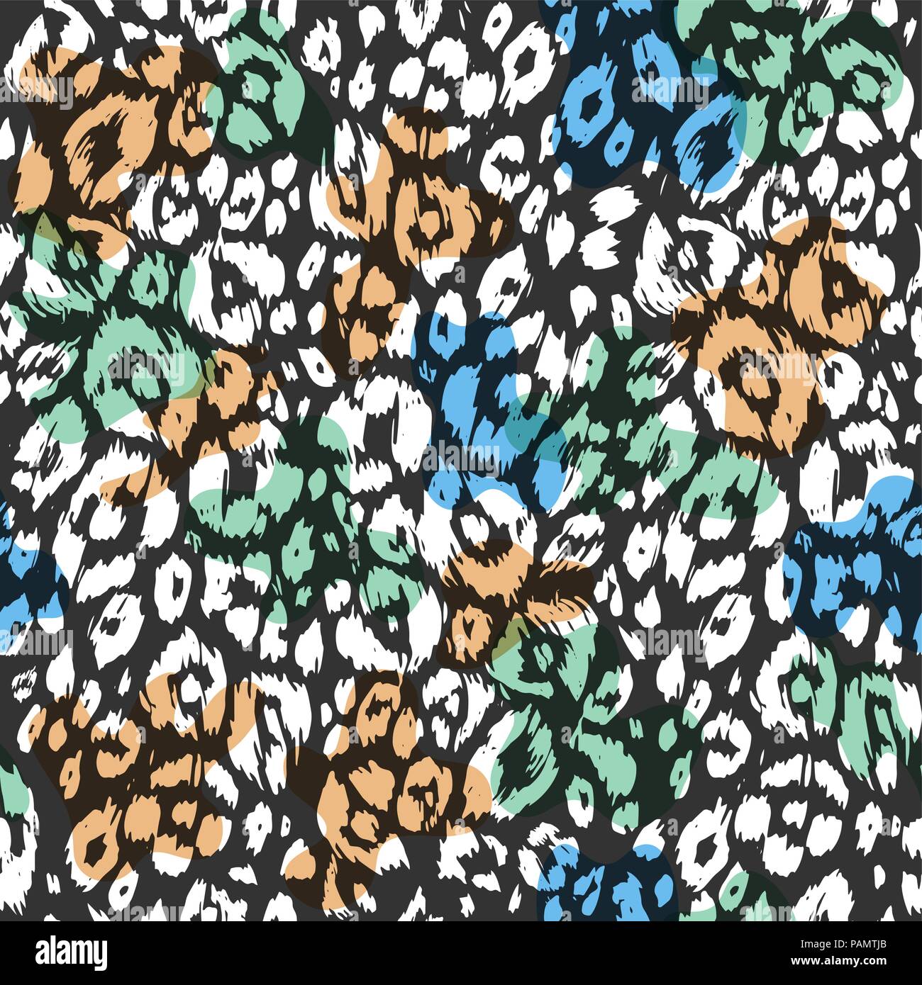 Fashion Textured animal pattern Stock Vector Image & Art - Alamy