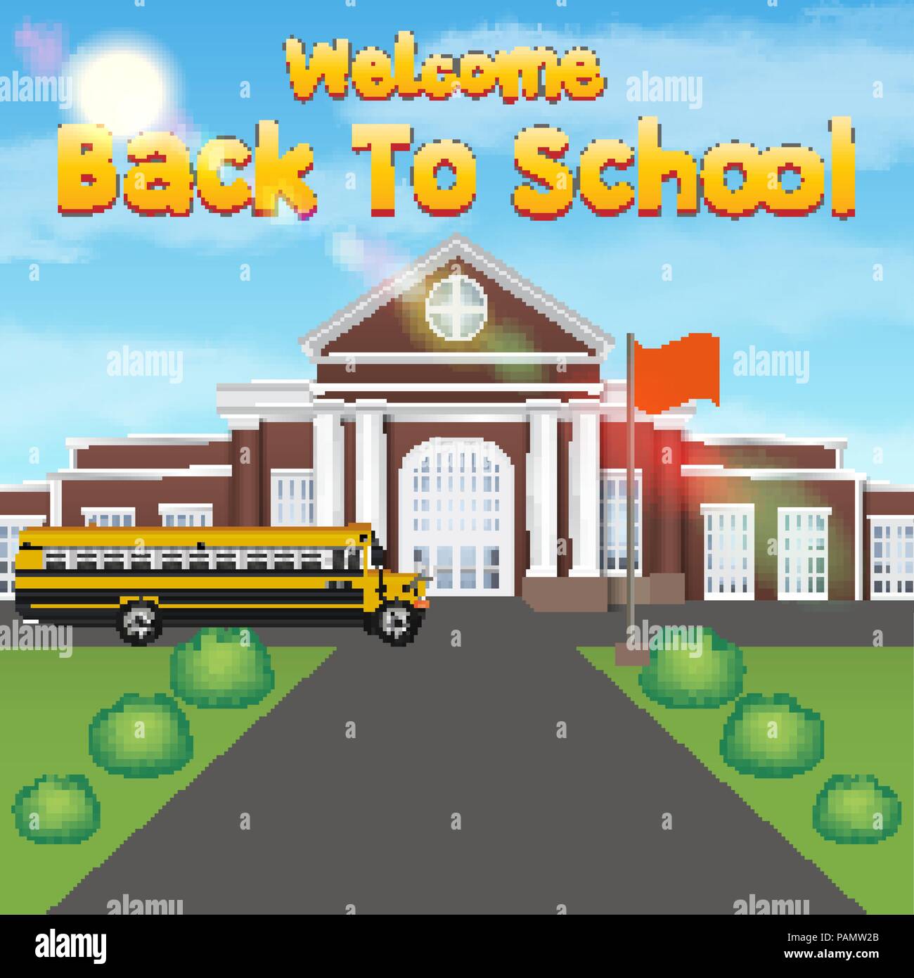 Front yard Stock Vector Images - Alamy