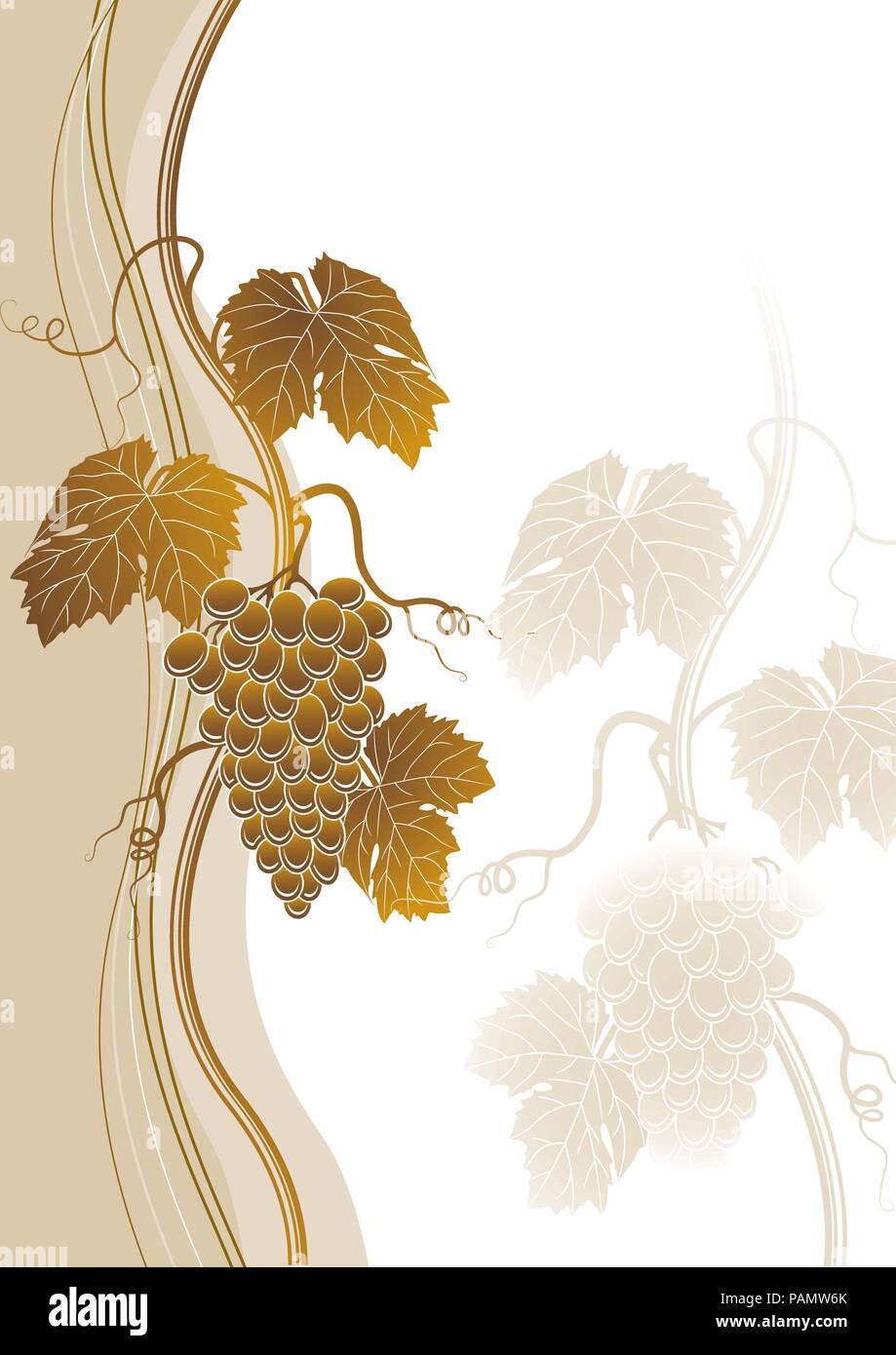 Grapes vectors hi-res stock photography and images - Alamy