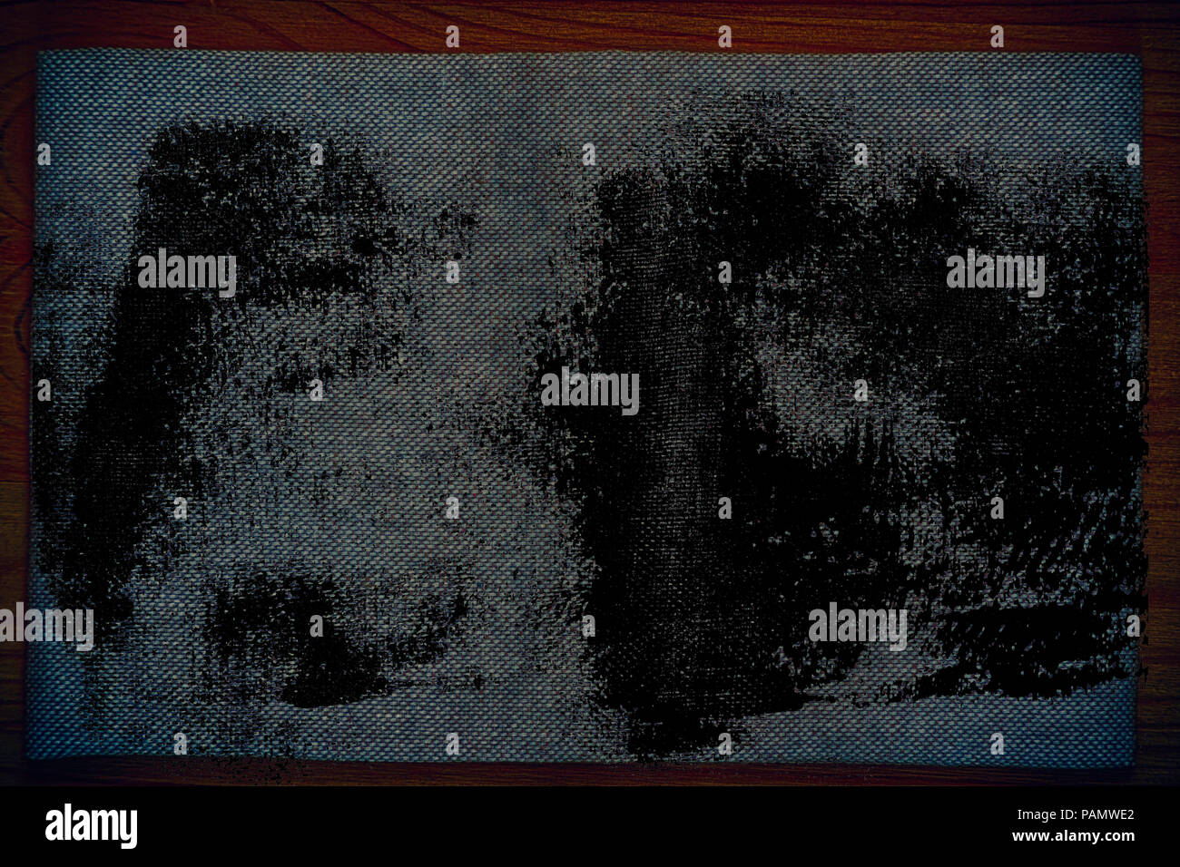 Linen fabric surface for mock-up or designer use, book cover sample ...