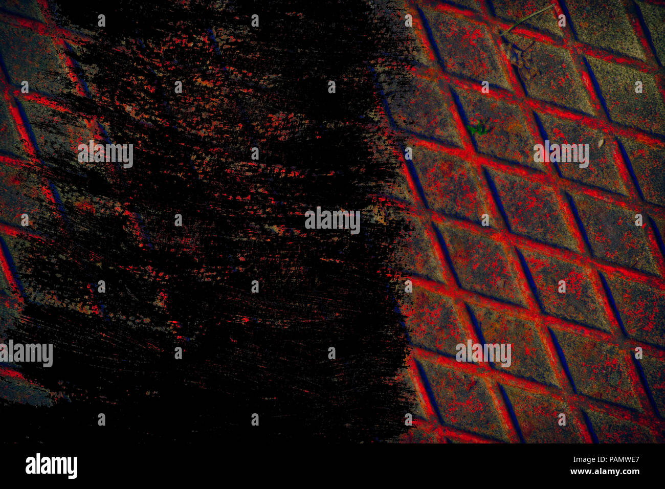 Ultra orange Stainless steel texture, iron background for designer use ...