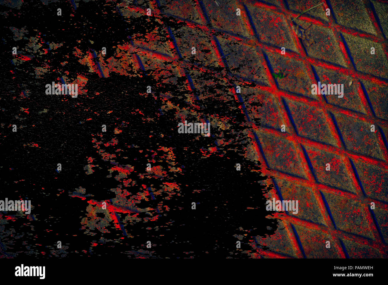 Ultra orange Stainless steel texture, iron background for designer use ...