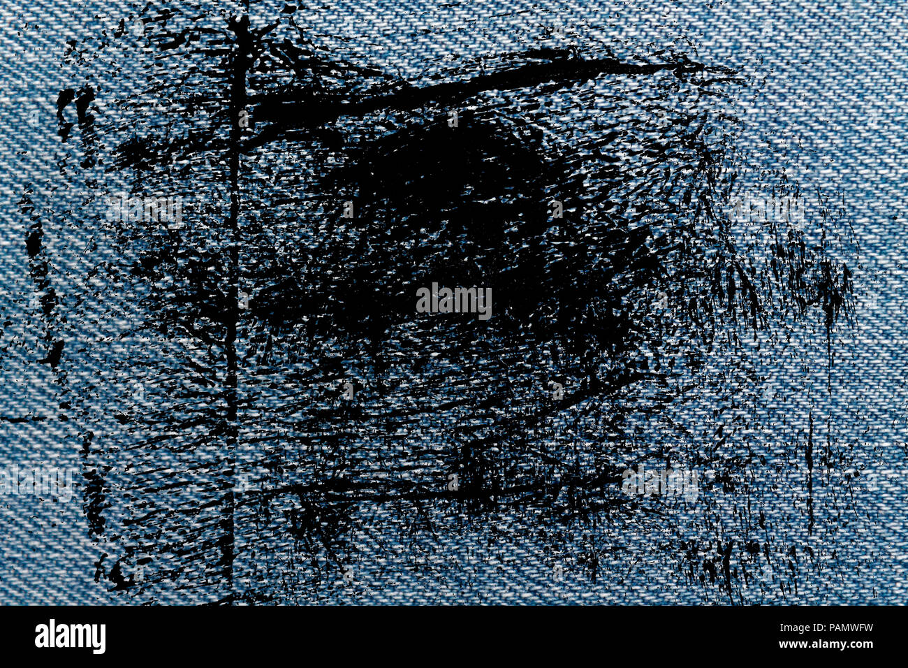 Grunge dirty Jeans blue macro texture for denim background Stock Photo ...