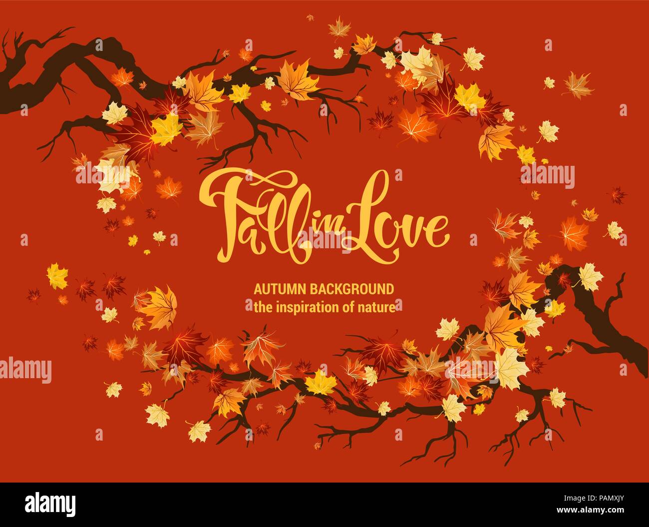 Hello autumn template landscape hi-res stock photography and images - Alamy