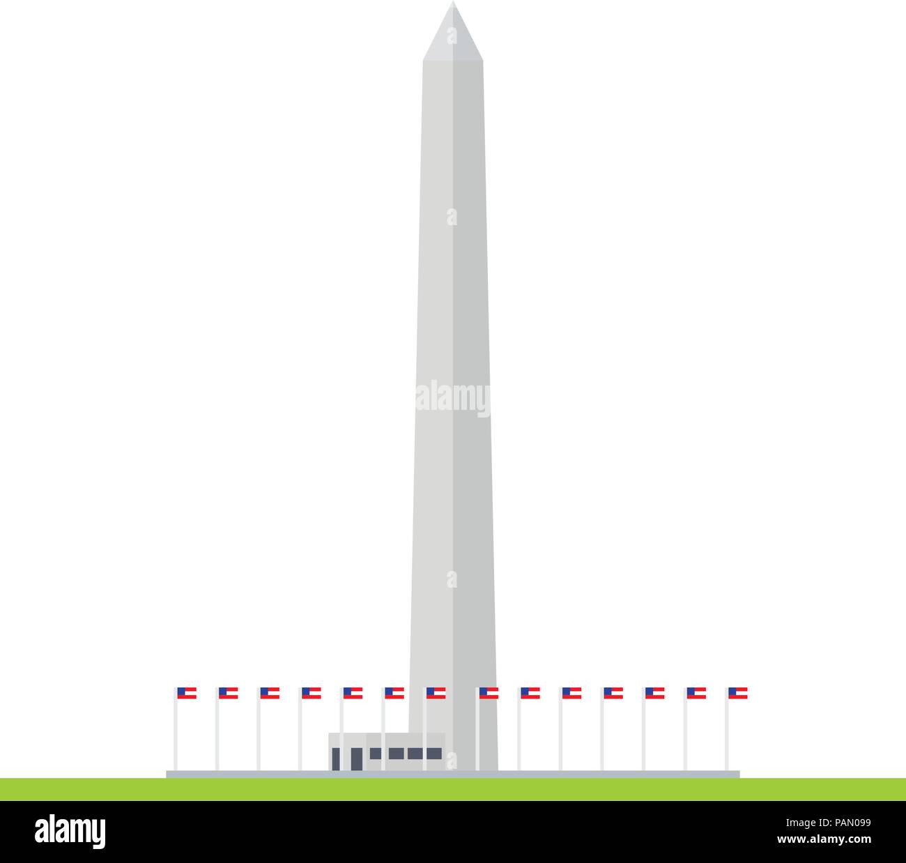 Washington monument obelisk Stock Vector Images - Alamy