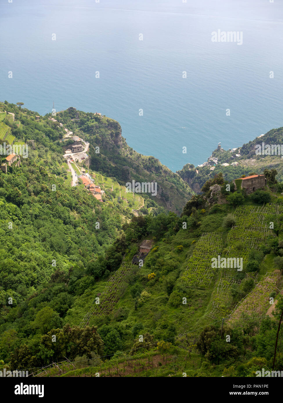 A view from the Path of the Gods, a high altitude hiking trail from ...