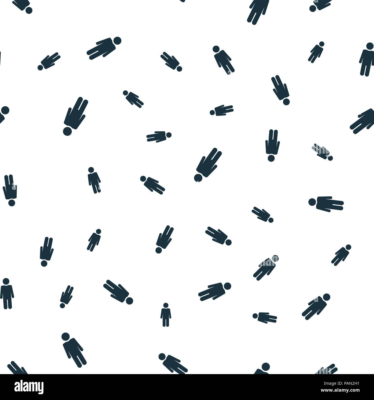Human seamless pattern cover. Human icon creative design. Wallpaper ...