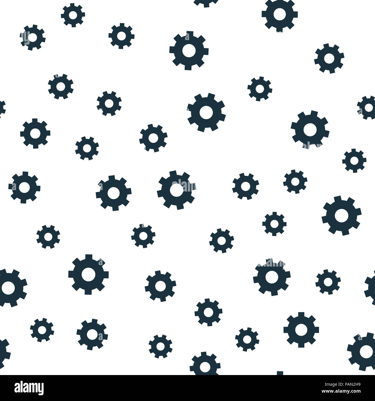 Gear seamless pattern cover. Gear icon creative design. Wallpaper, web ...
