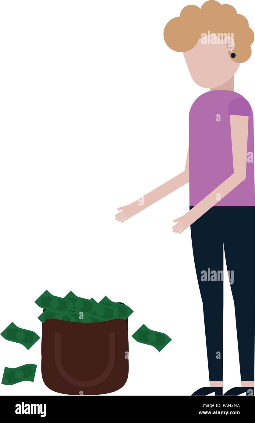 Lady rich Stock Vector Images - Alamy