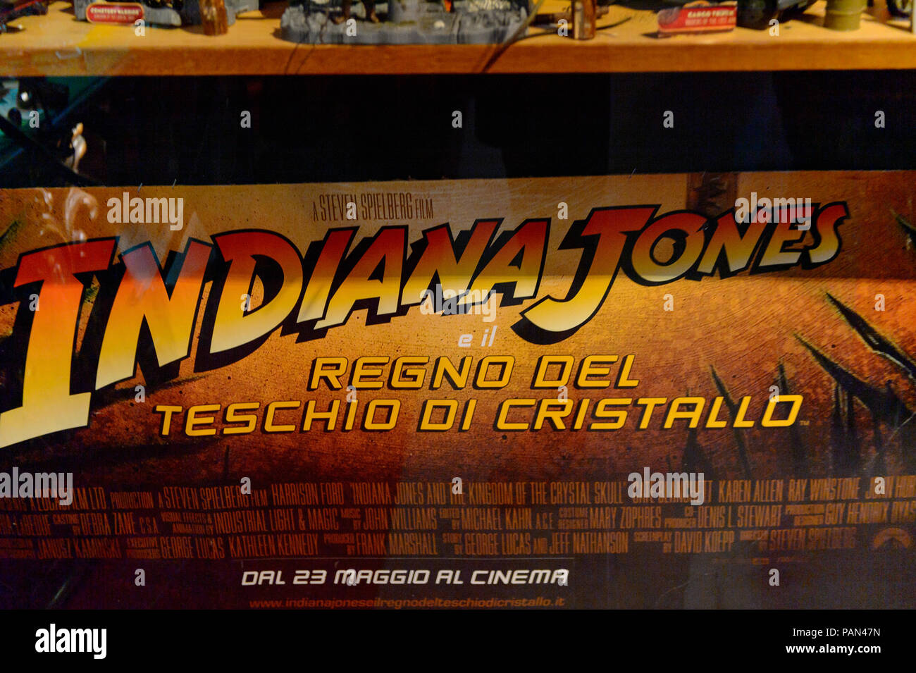 GENOVA, ITALY - MAY 4, 2016: Indiana Jones section, International ...