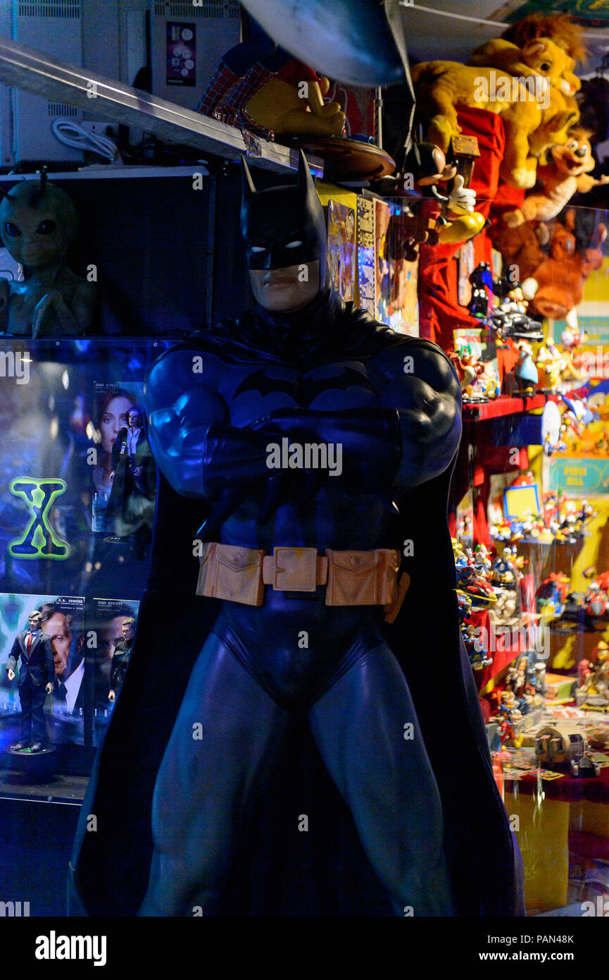 GENOVA, ITALY - MAY 4, 2016: Batman, International cinema museum in ...