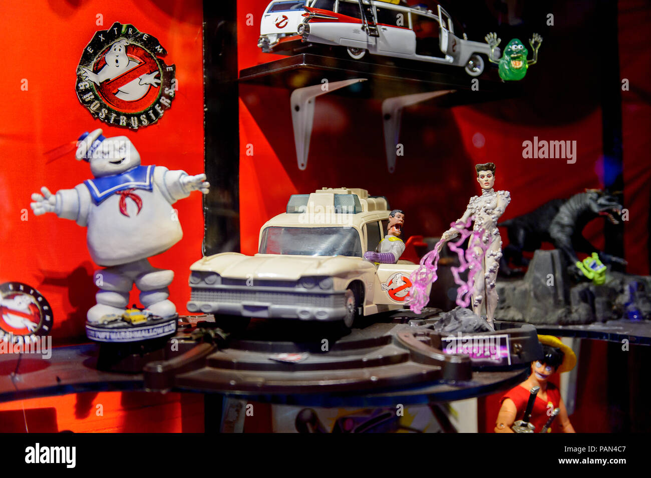 GENOVA, ITALY - MAY 4, 2016: Ghostbusters area, International cinema ...