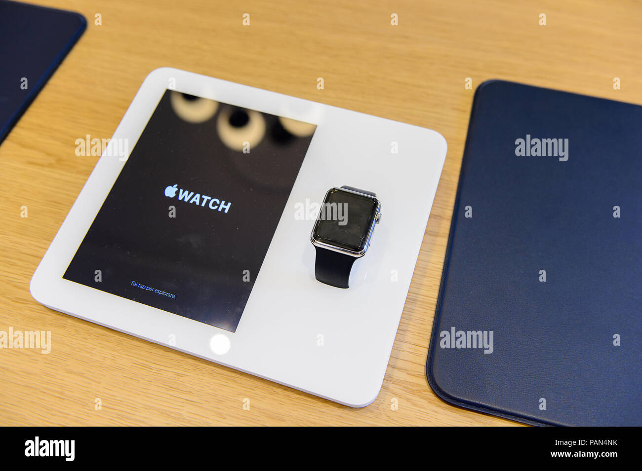 FLORENCE, ITALY - MAY 6, 2016: Collectional version of the AppleWatch ...