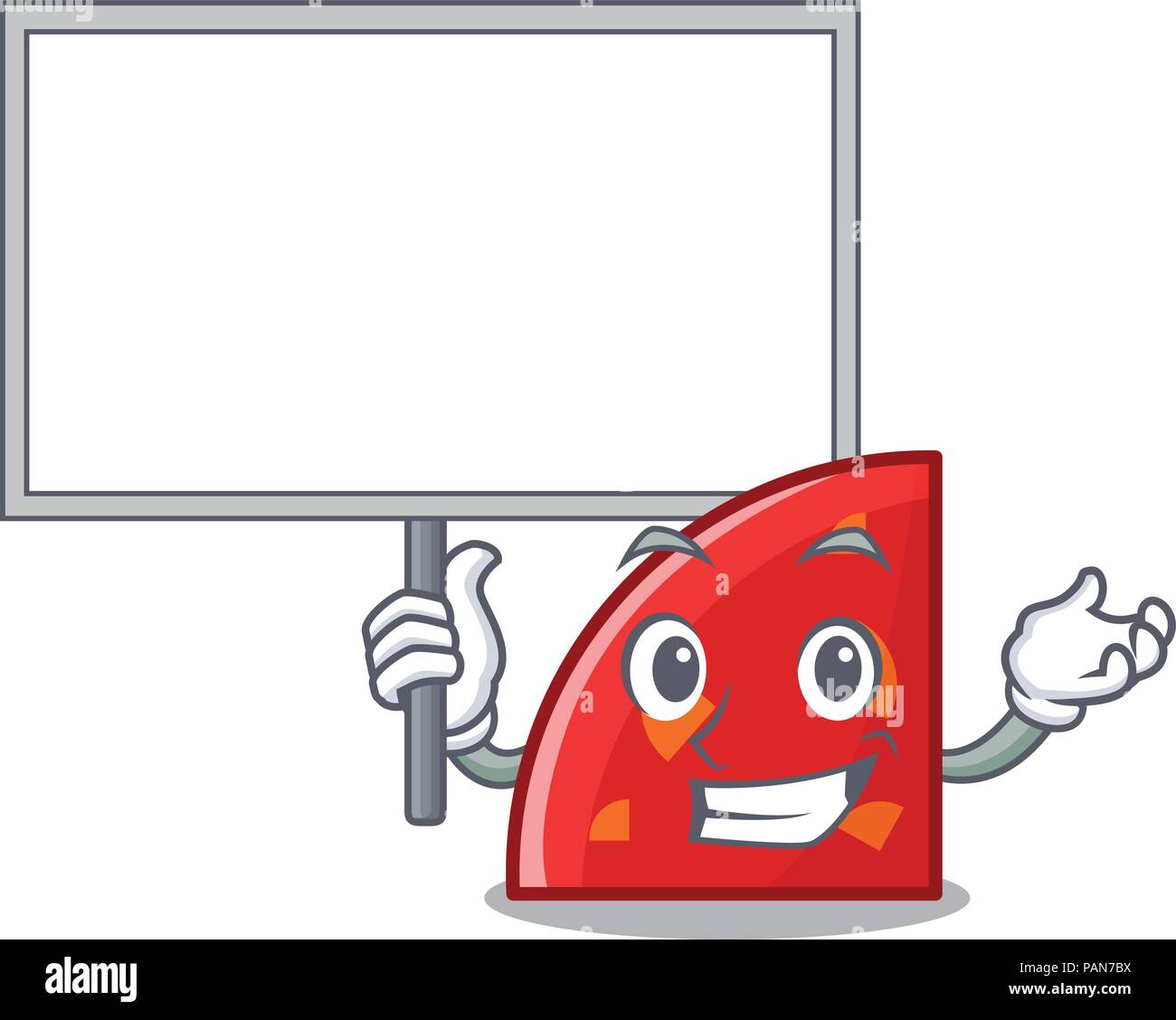 Bring board quadrant character cartoon style Stock Vector Image & Art ...