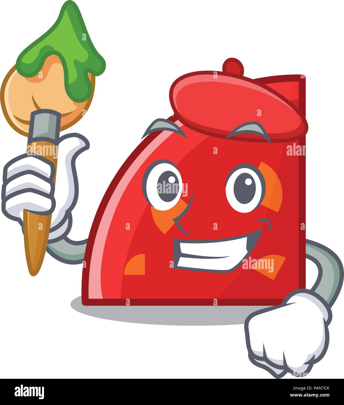 Artist quadrant character cartoon style Stock Vector Image & Art - Alamy