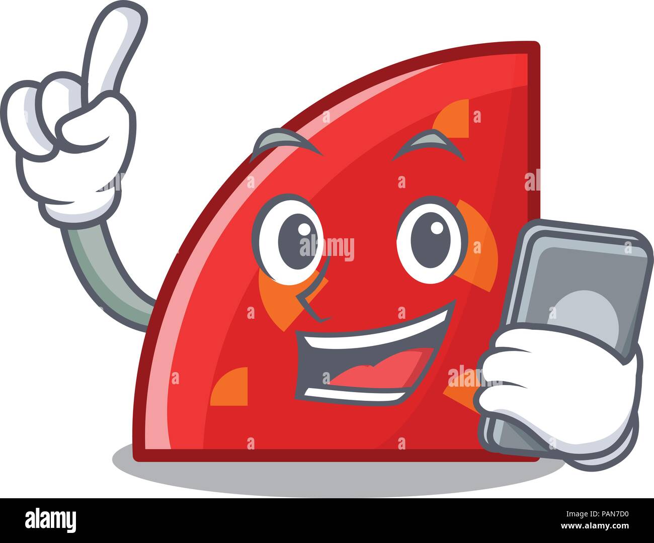 With phone quadrant character cartoon style Stock Vector Image & Art ...