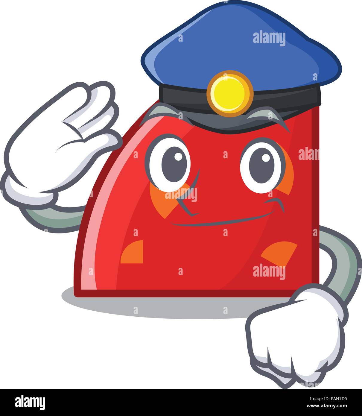 Police quadrant character cartoon style Stock Vector Image & Art - Alamy