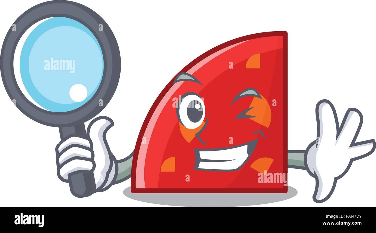 Detective quadrant character cartoon style Stock Vector Image & Art - Alamy