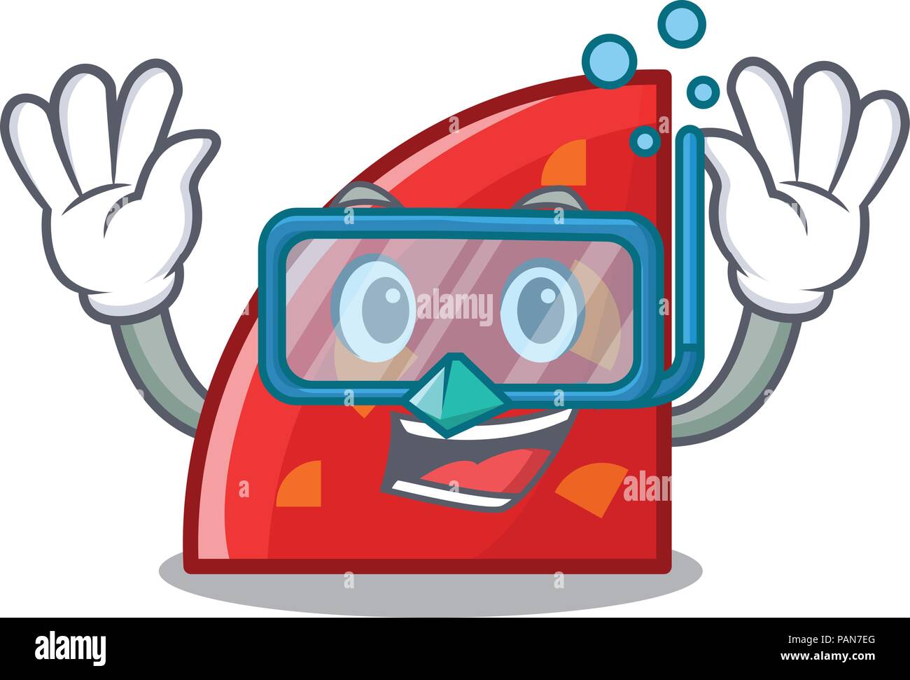 Diving quadrant character cartoon style Stock Vector Image & Art - Alamy