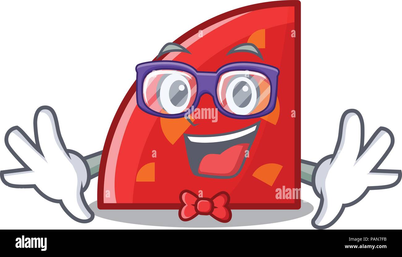 Geek quadrant character cartoon style Stock Vector Image & Art - Alamy