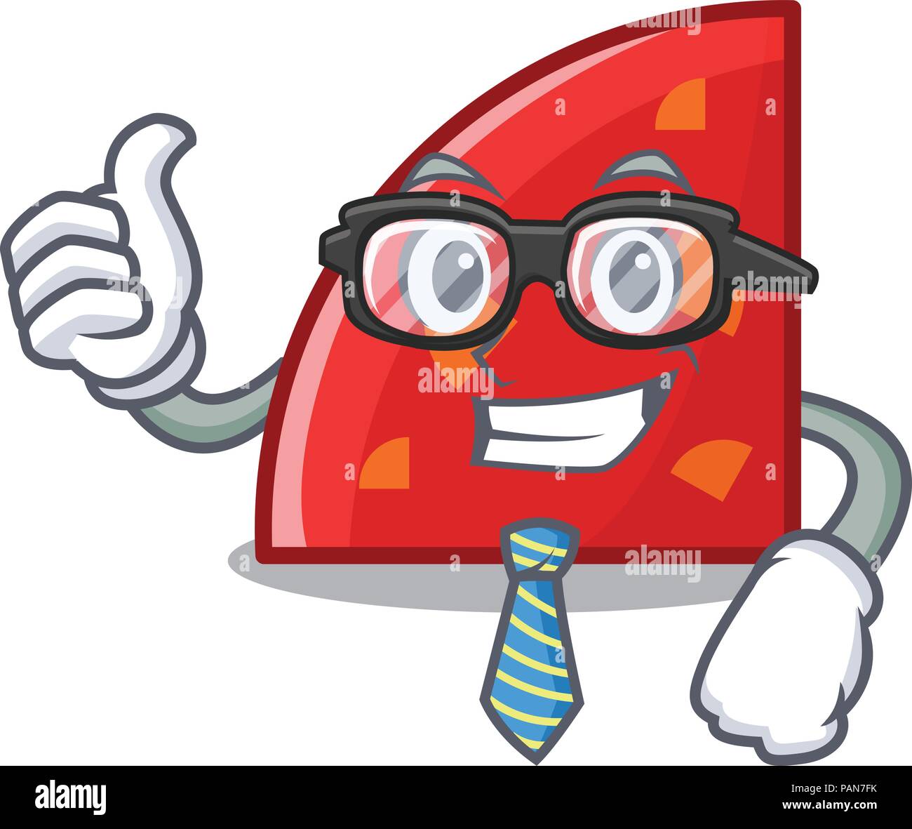 Businessman quadrant character cartoon style Stock Vector Image & Art ...