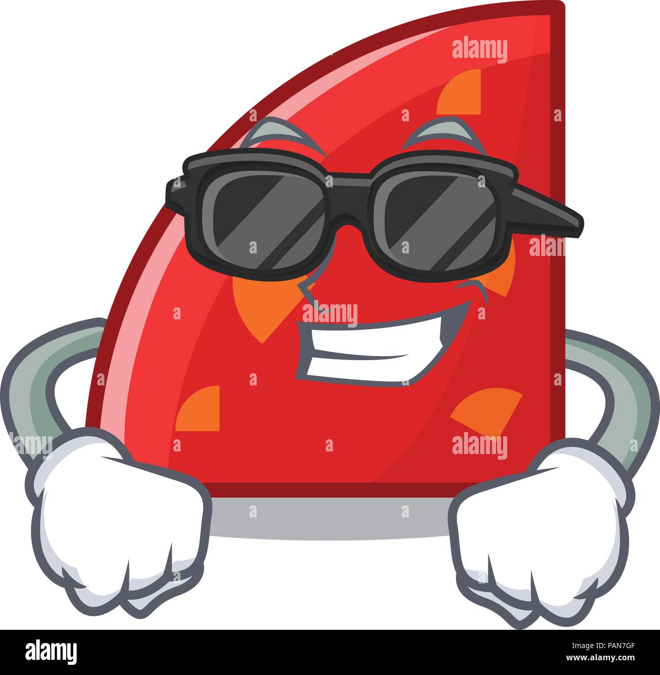 Super cool quadrant character cartoon style Stock Vector Image & Art ...